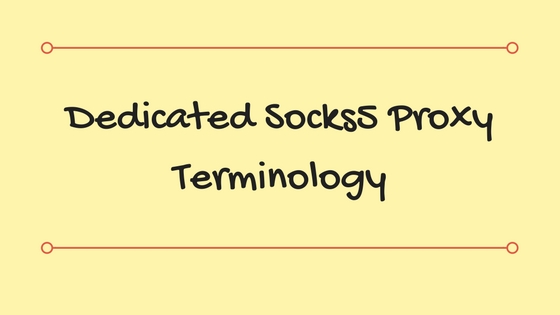 Dedicated socks5 Proxy Terminology - Microleaves